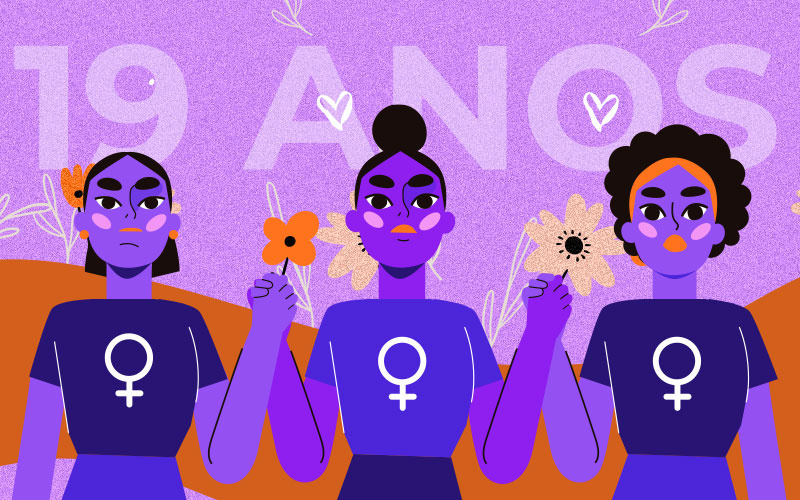 Lei Maria da Penha completa 19 anos. Chega de violência contra a mulher ...